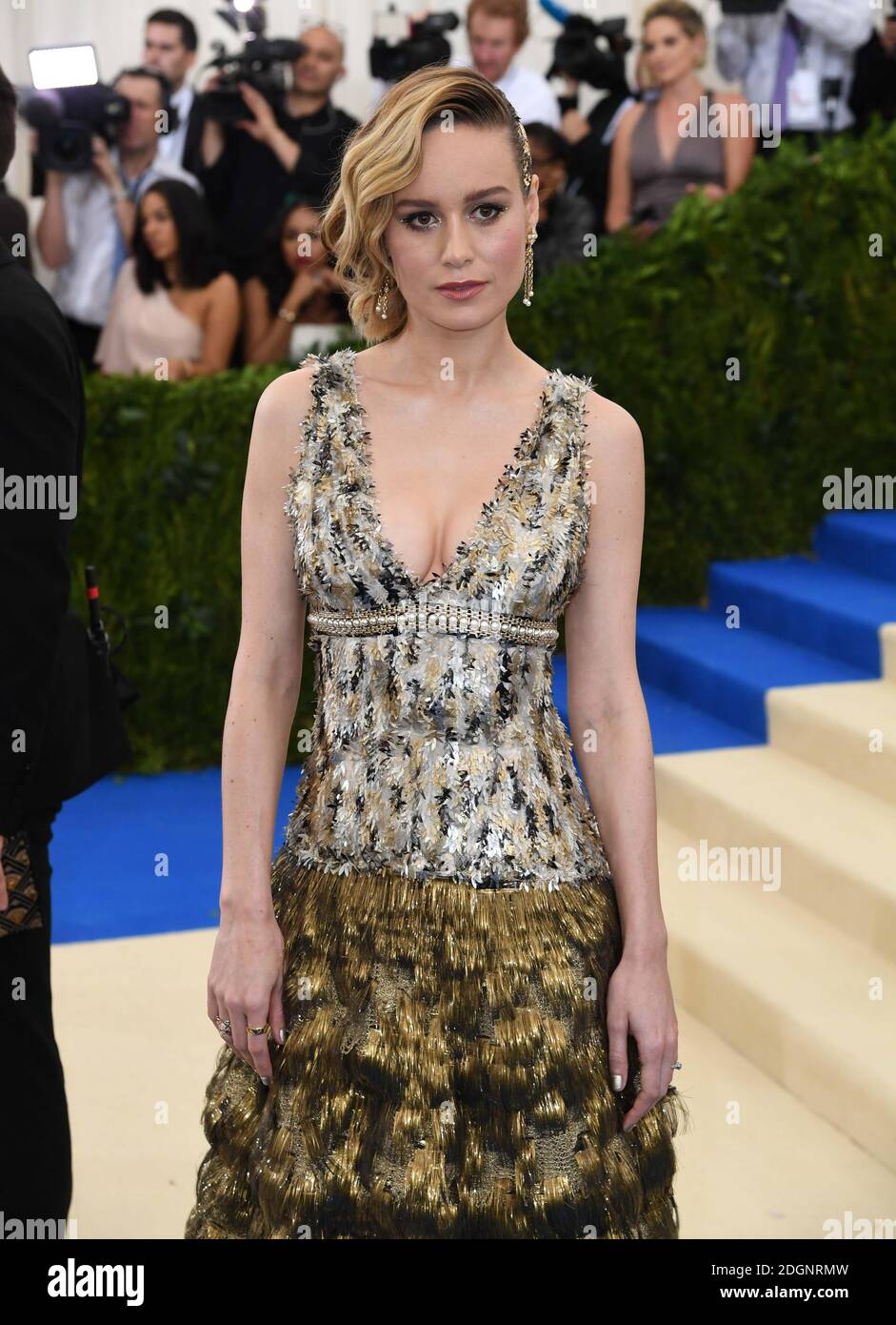 Brie Larson attending The Metropolitan Museum of Art Costume Institute ...