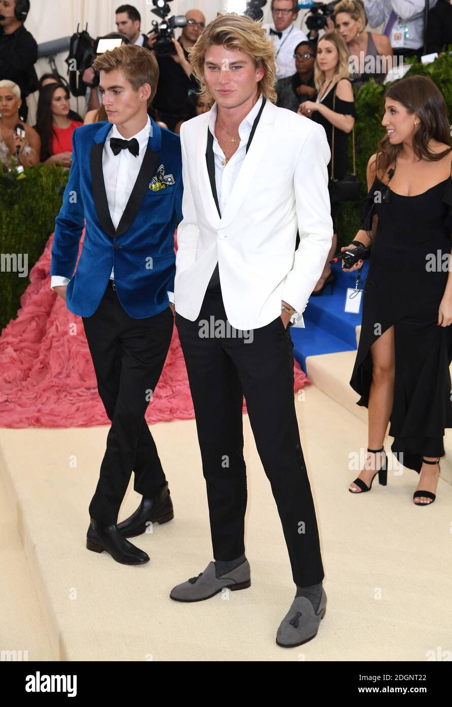 Jordan Kale attending The Metropolitan Museum of Art Costume Institute ...