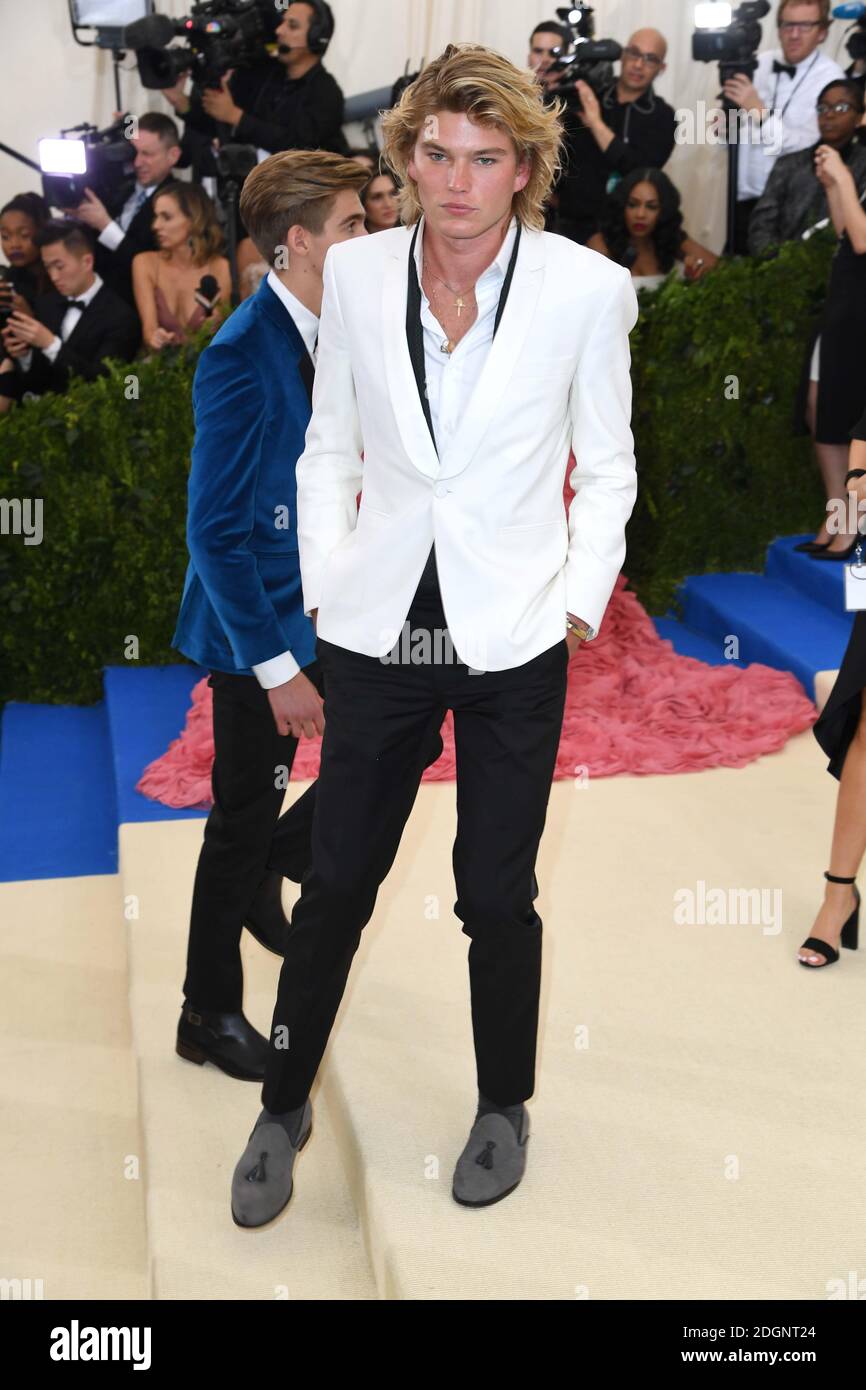 Jordan Kale attending The Metropolitan Museum of Art Costume Institute ...