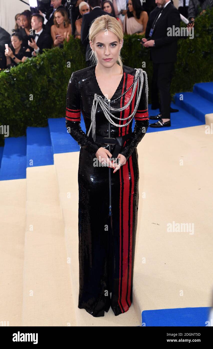 Riley Keough attending The Metropolitan Museum of Art Costume Institute ...