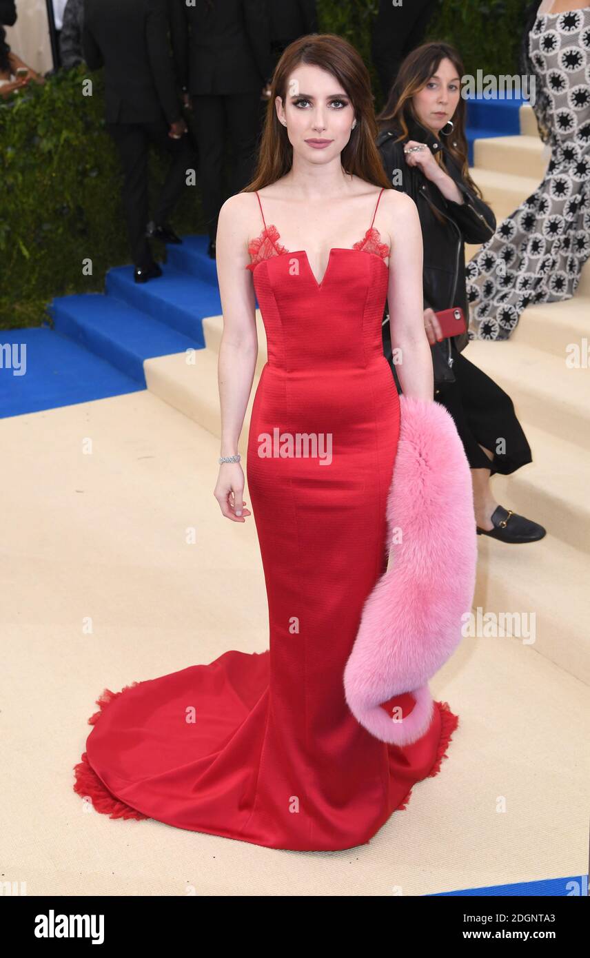 Emma Roberts attending The Metropolitan Museum of Art Costume Institute ...