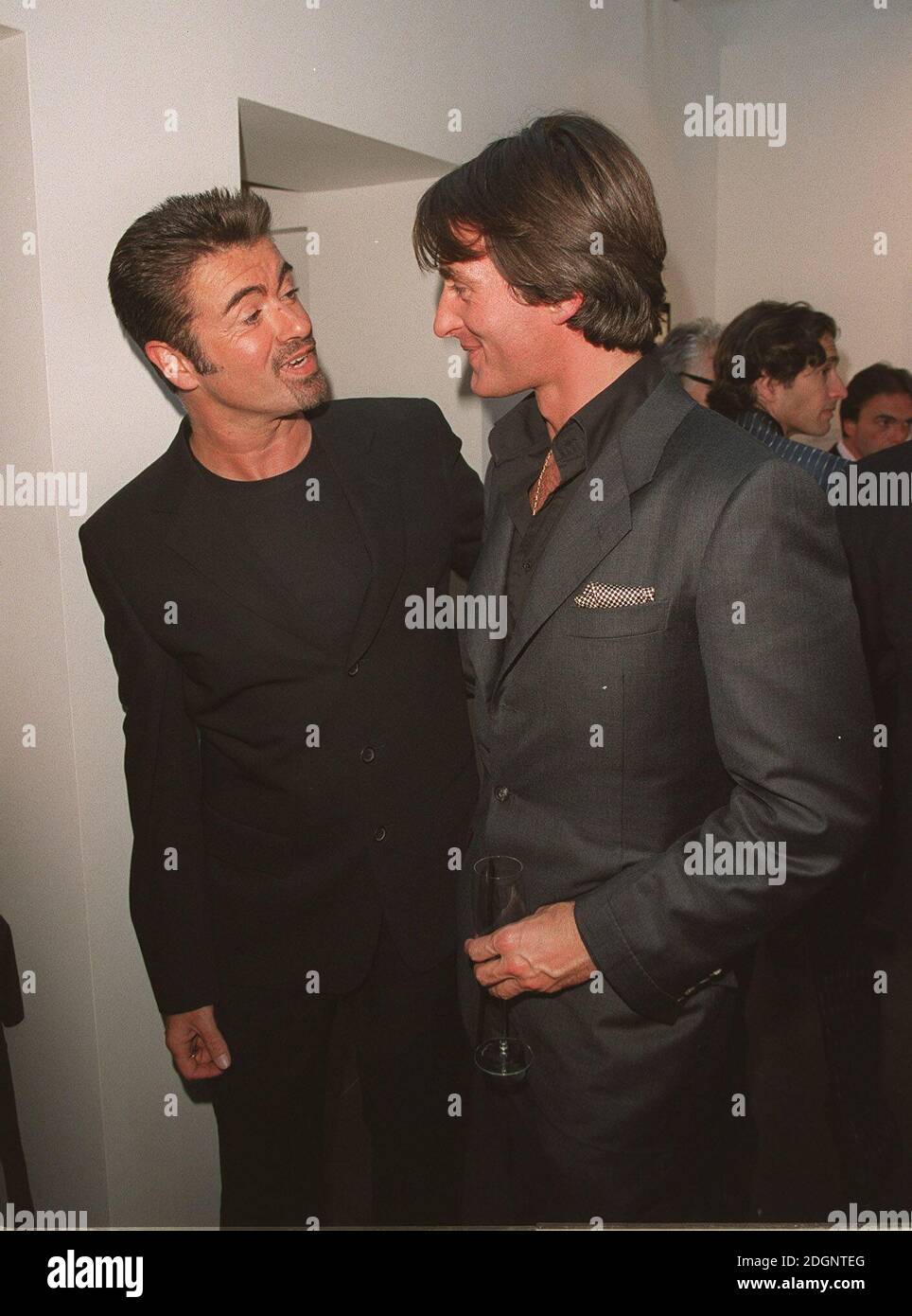 Tim Jeffries and George Michael at the Andy Warhol Black & White ...
