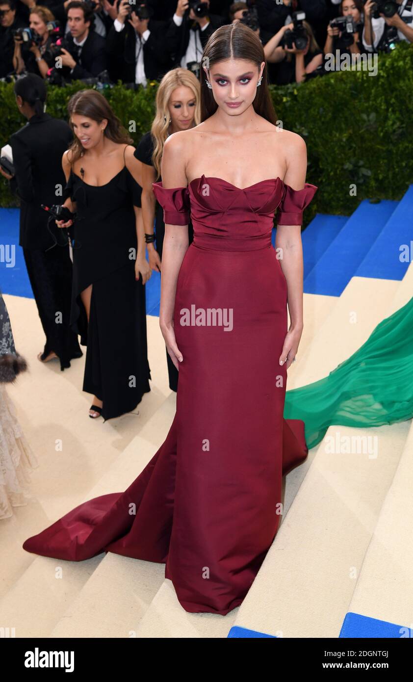 Taylor Hill attending The Metropolitan Museum of Art Costume Institute ...