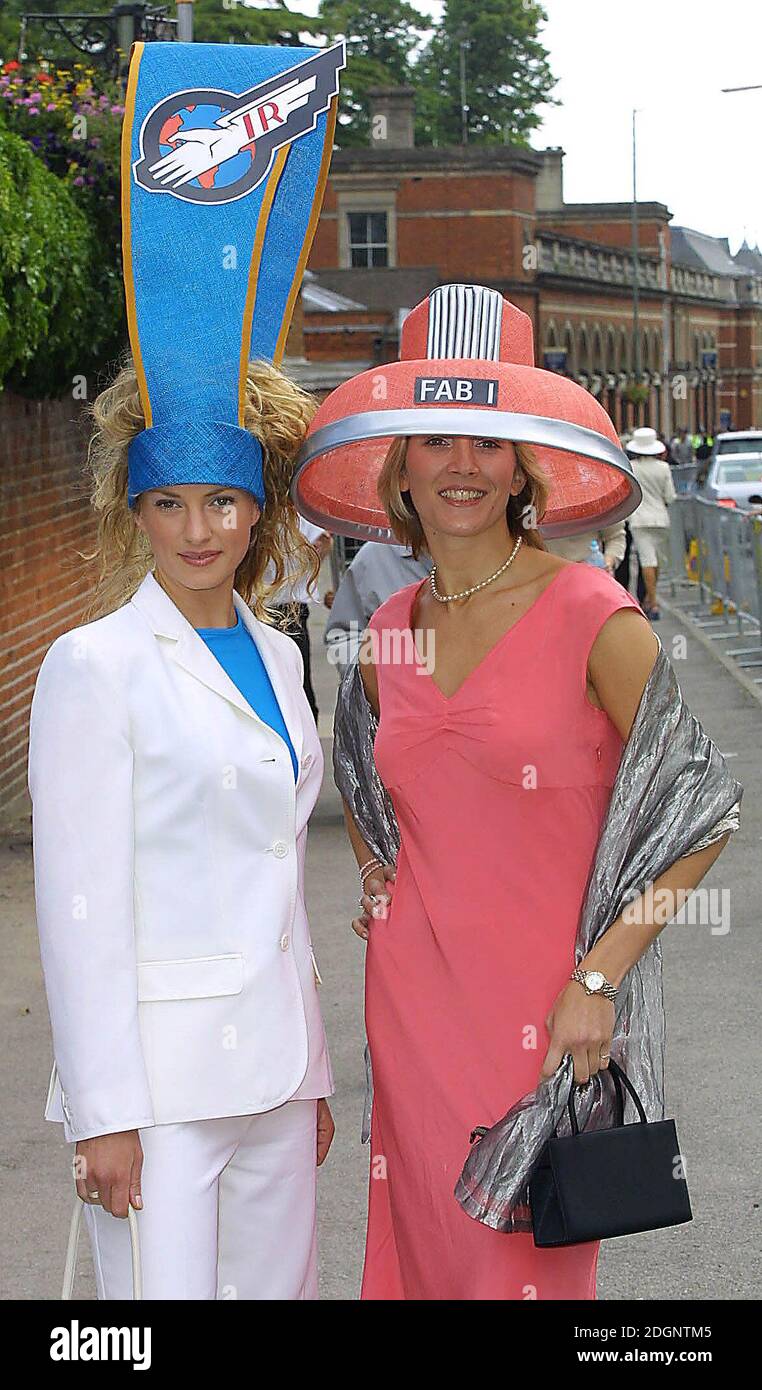 Female trendsetters showing off their hats at Royal Ascot Ladies Day ...
