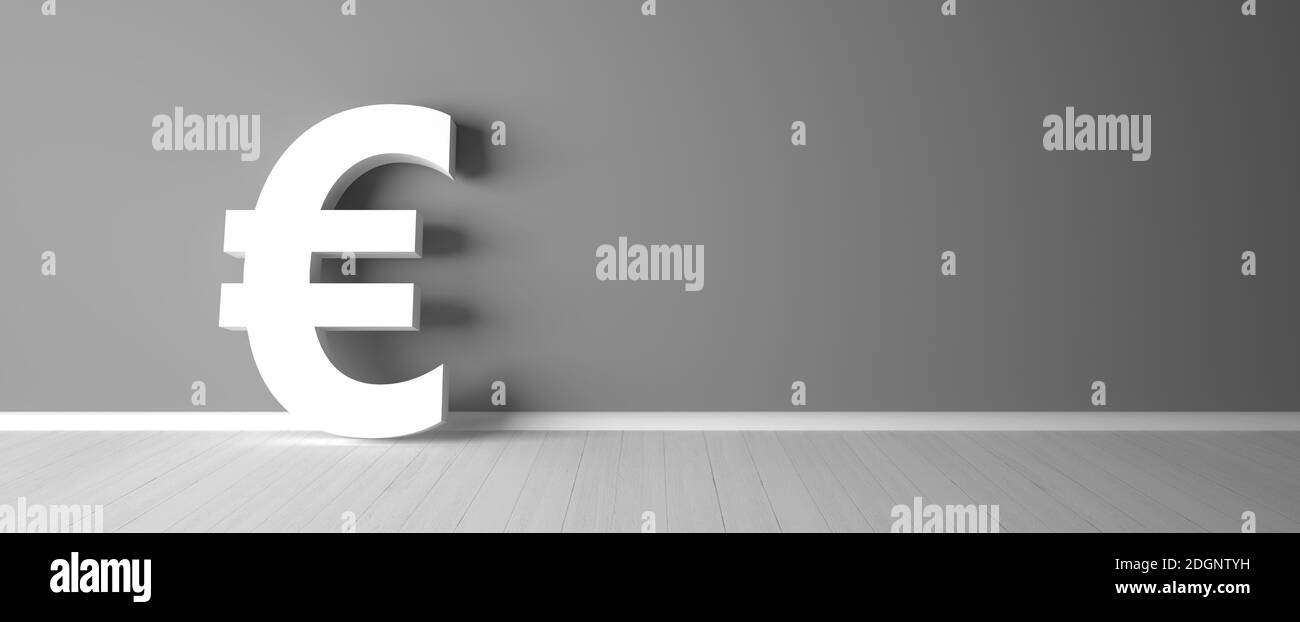 3D euro symbol rendering - Illustration Stock Photo - Alamy