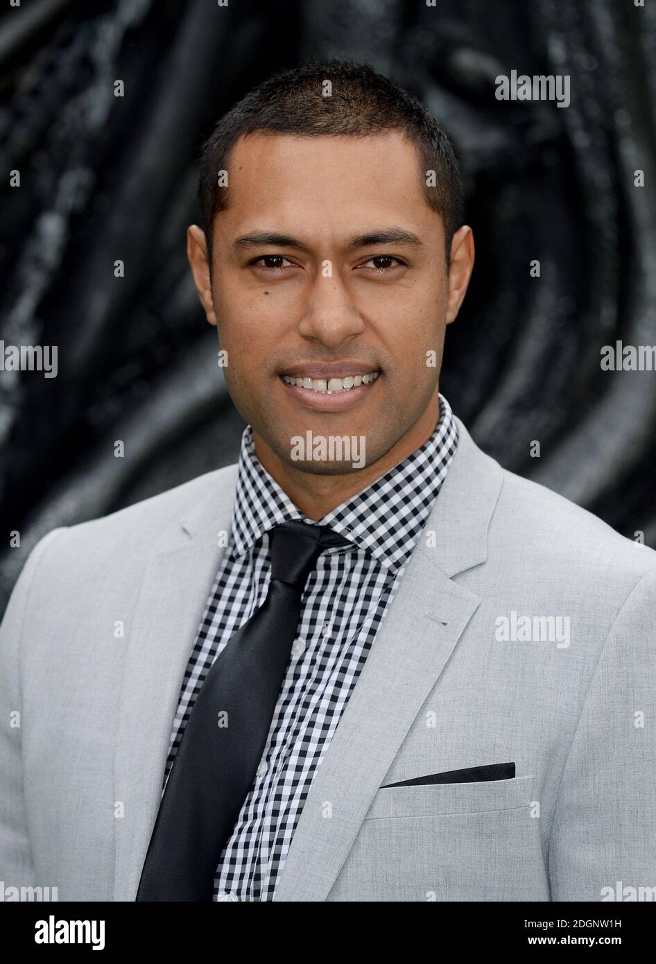 Uli Latukefu attending the Alien: Covenant Premiere held at the Odeon ...