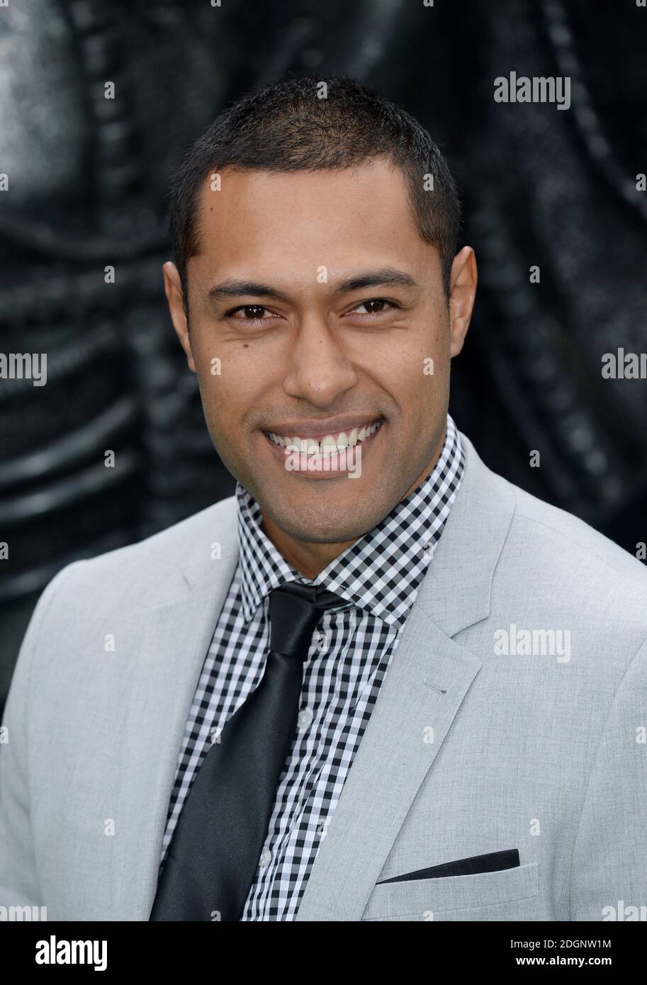 Uli Latukefu attending the Alien: Covenant Premiere held at the Odeon ...