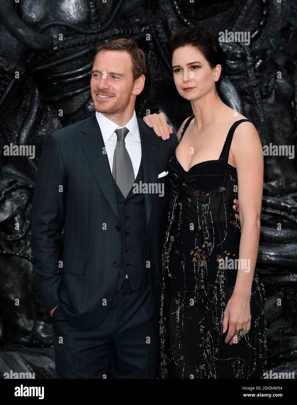 Michael Fassbender and Katherine Waterston attending the Alien ...