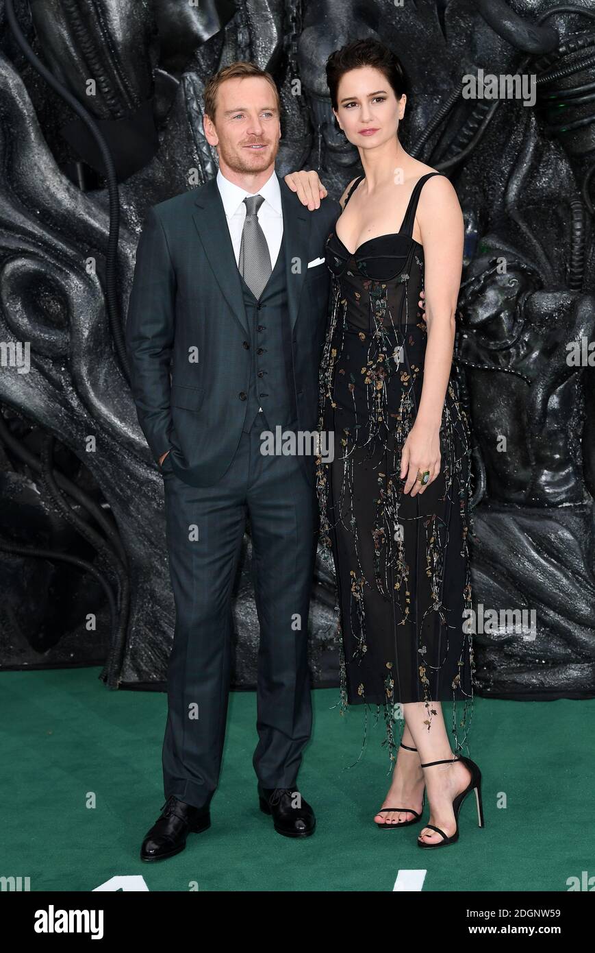 Michael Fassbender and Katherine Waterston attending the Alien ...