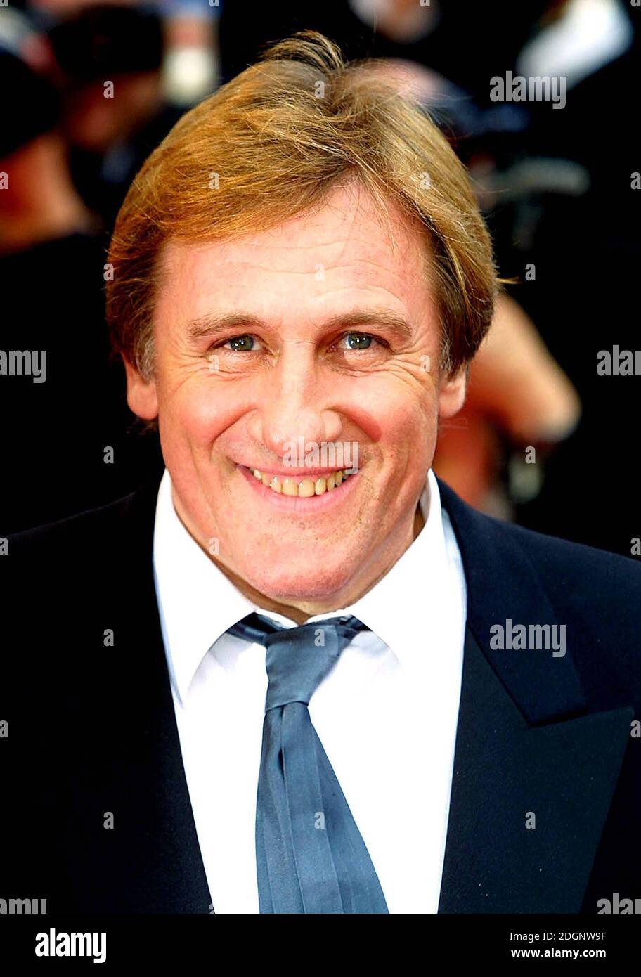 Gerard Depardieu at the Cannes Film Festival 2001. Headshot Stock Photo ...