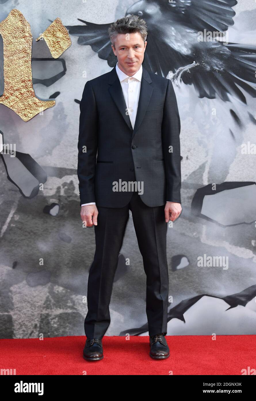 Aidan Gillen attending the European premiere of King Arthur at ...