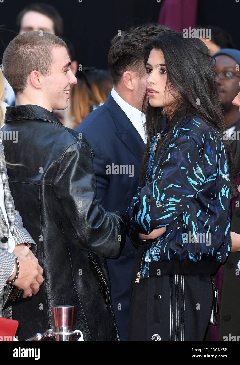 Rocco Ritchie and girlfriend Kim Turnbull attending the European ...