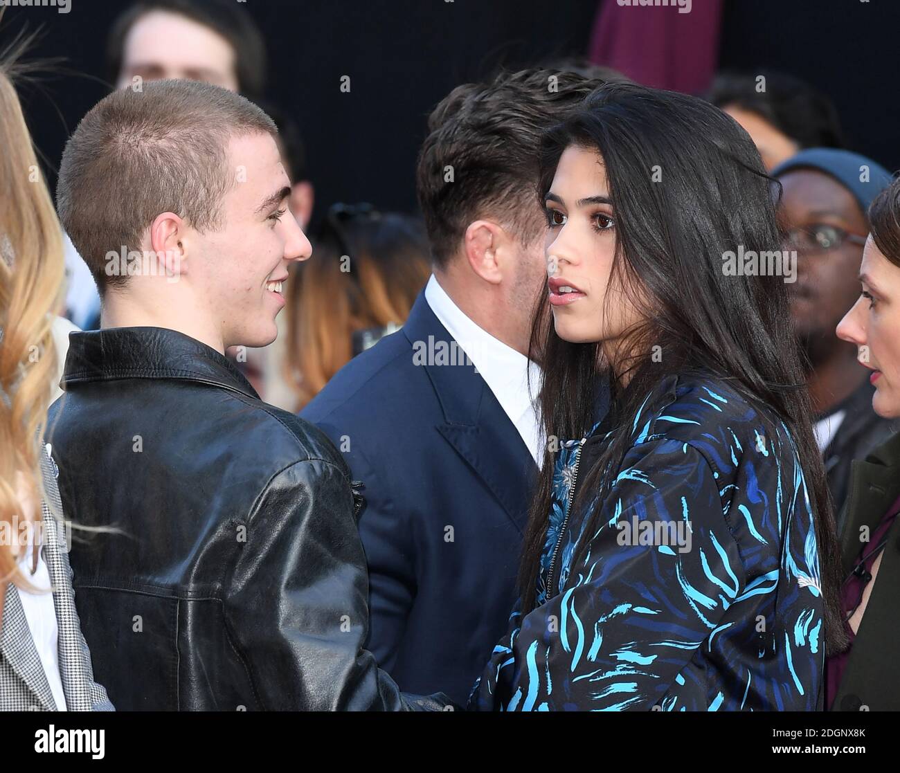Rocco Ritchie and girlfriend Kim Turnbull attending the European ...