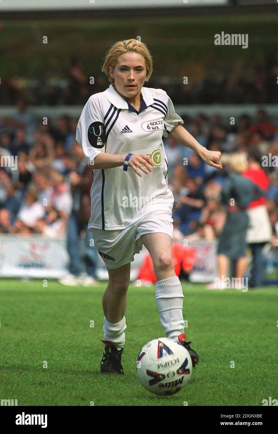 Lisa Rogers at The Music Industry Soccer Six Charity Football ...
