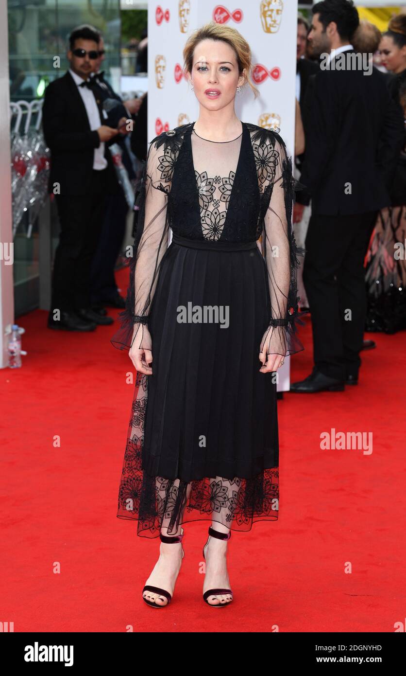Claire Foy attending the Virgin TV British Academy (BAFTA) Television ...
