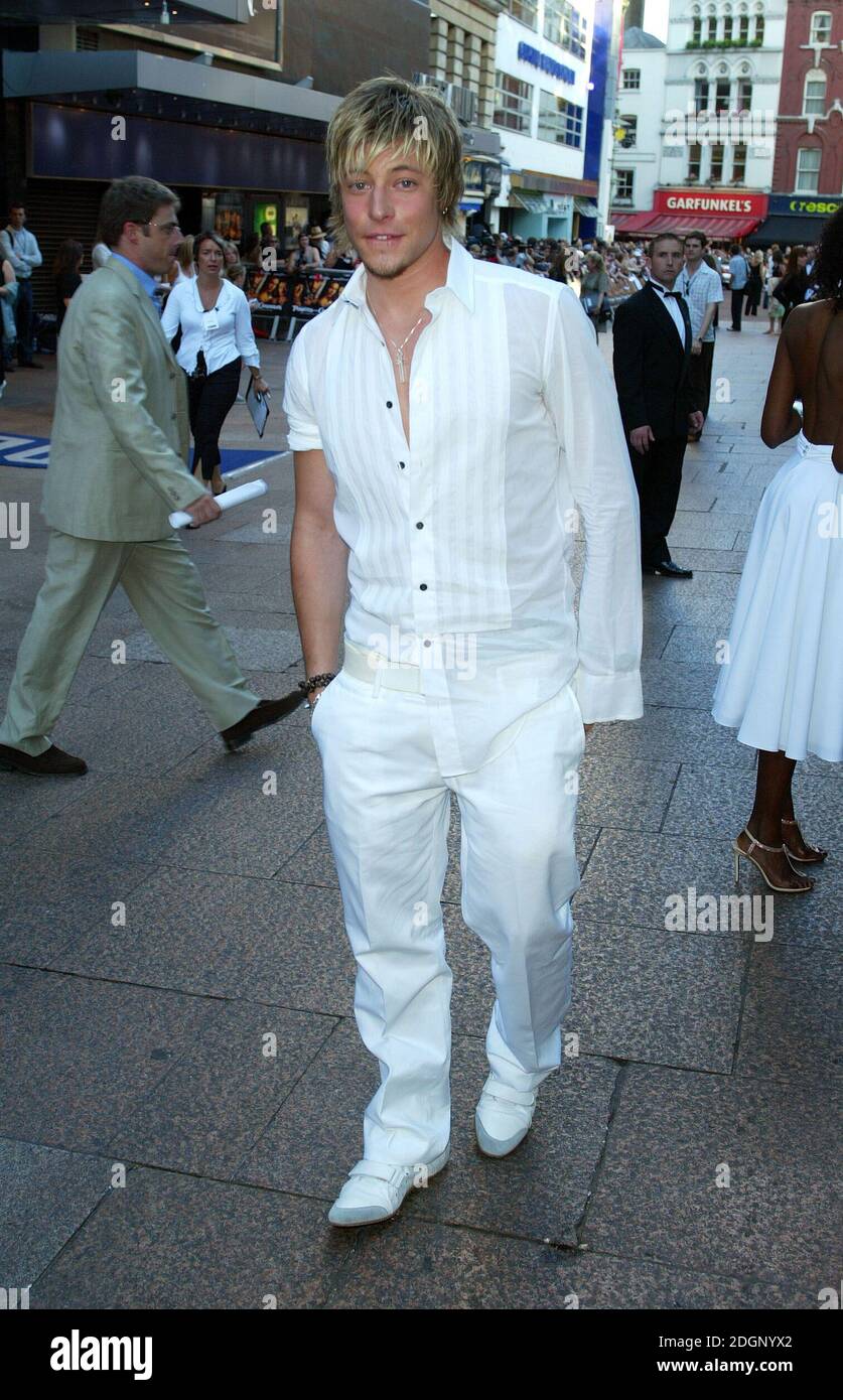 Duncan James from Blue at the premiere of the film Pirates of the ...