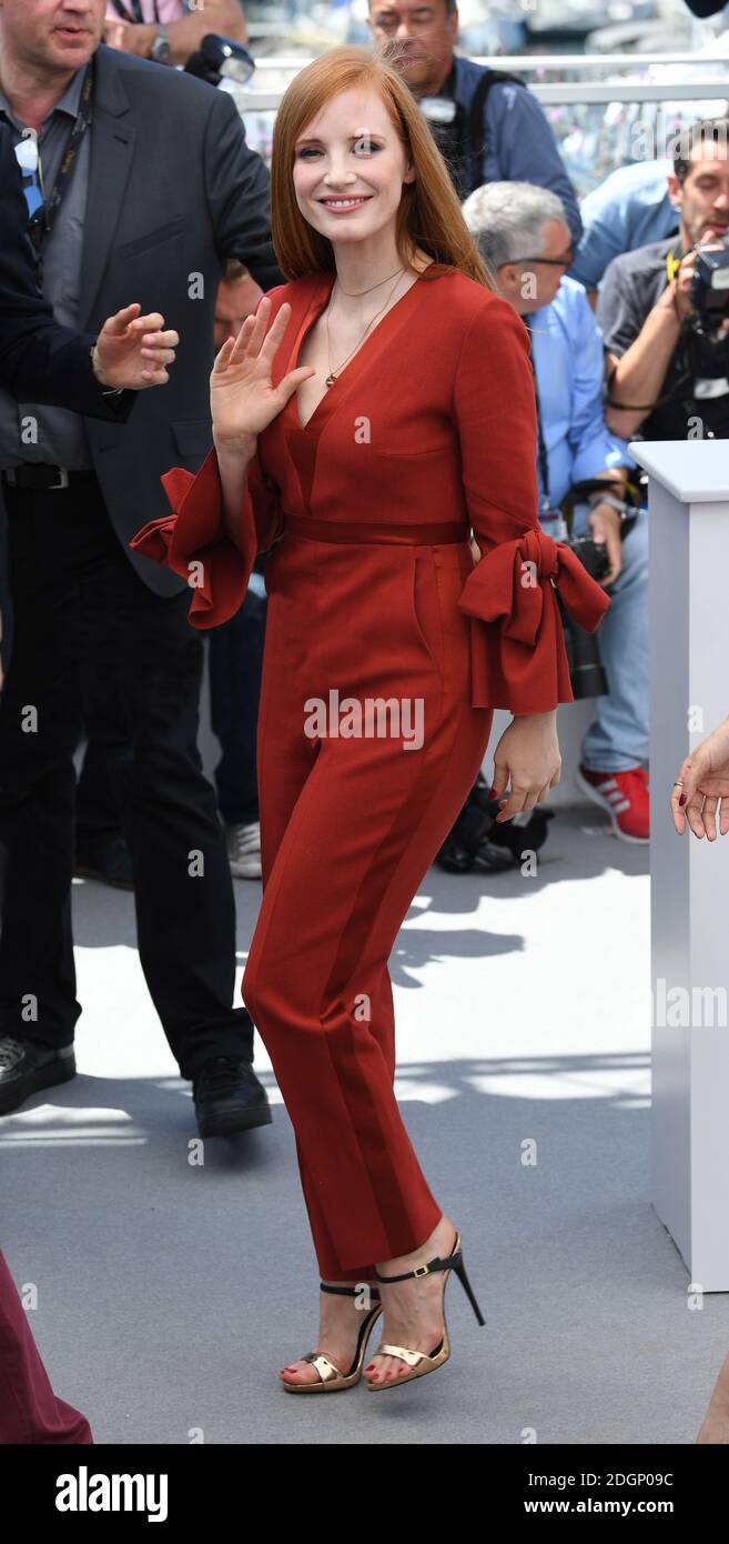 Jessica Chastain attending the Festival De Cannes Jury photocall as ...