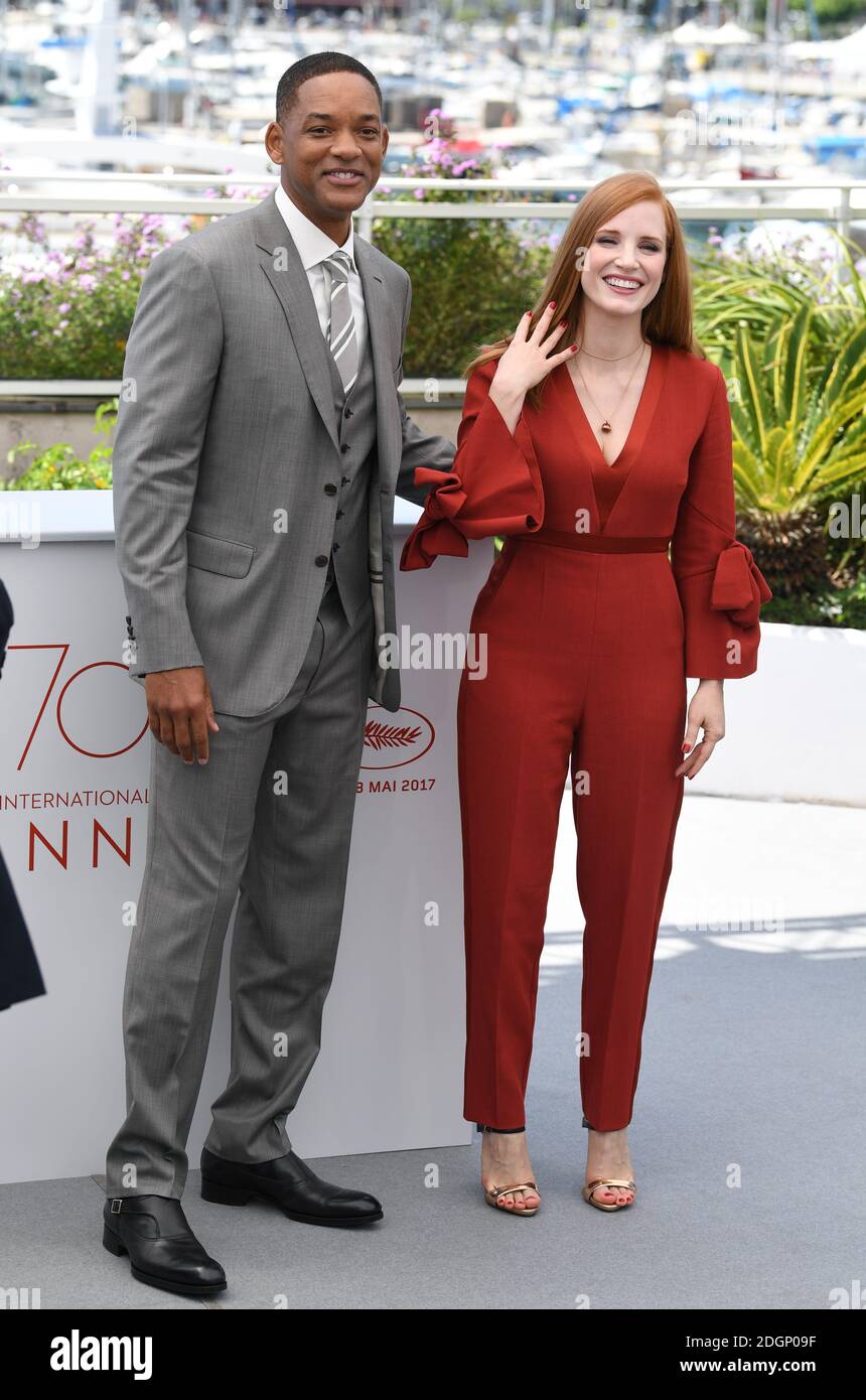 Will Smith and Jessica Chastain attending the Festival De Cannes Jury ...