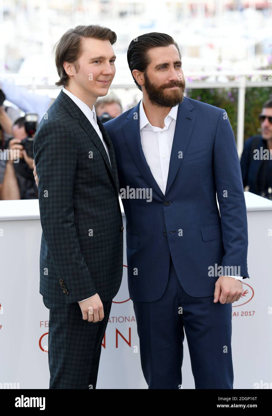 Paul Dano and Jake Gyllenhall attending the Okja photocall as part of ...