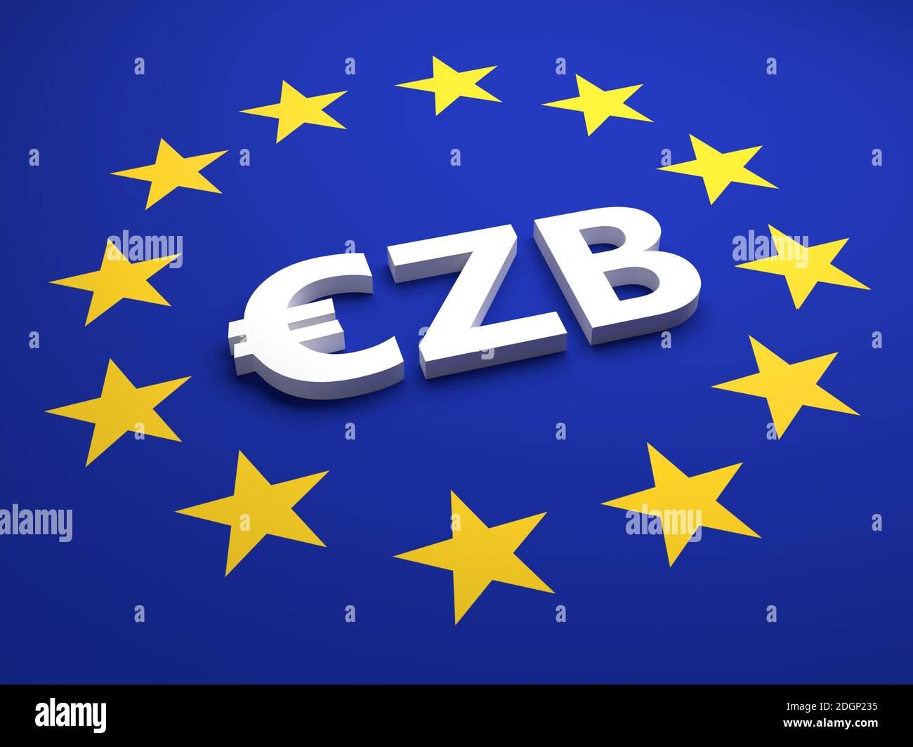 3D euro symbol rendering - Illustration Stock Photo - Alamy