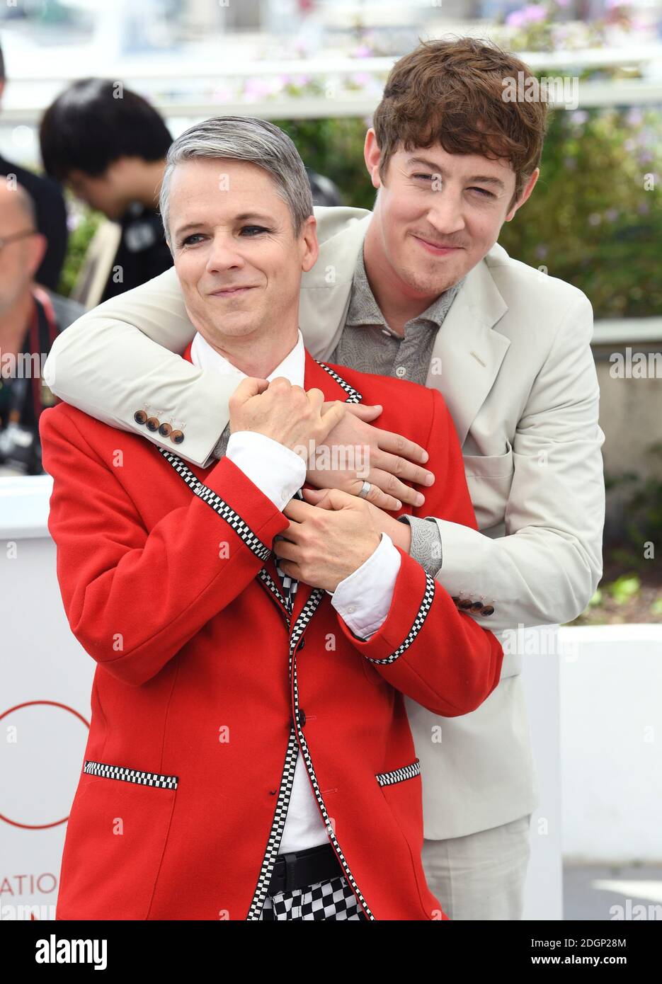 John Cameron Mitchell and Alex Sharp attending the How to Talk to Girls ...