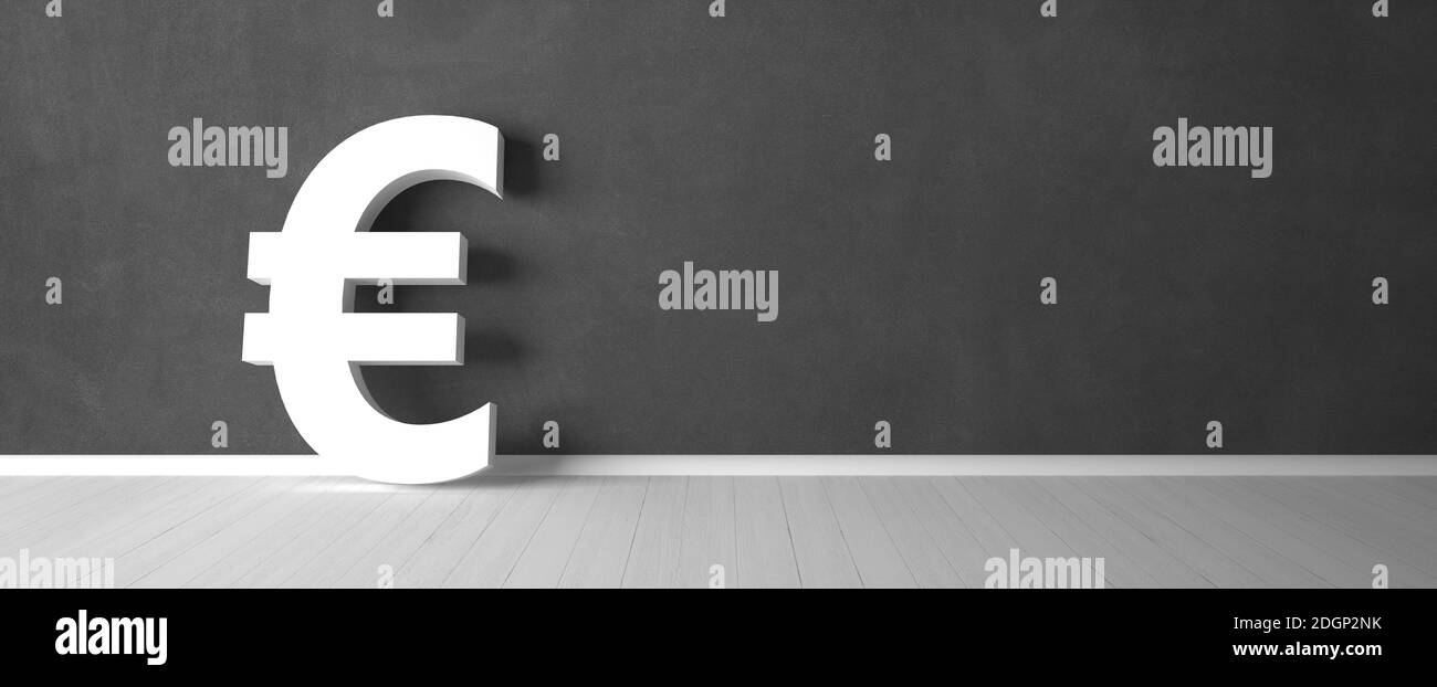 3D euro symbol rendering - Illustration Stock Photo - Alamy
