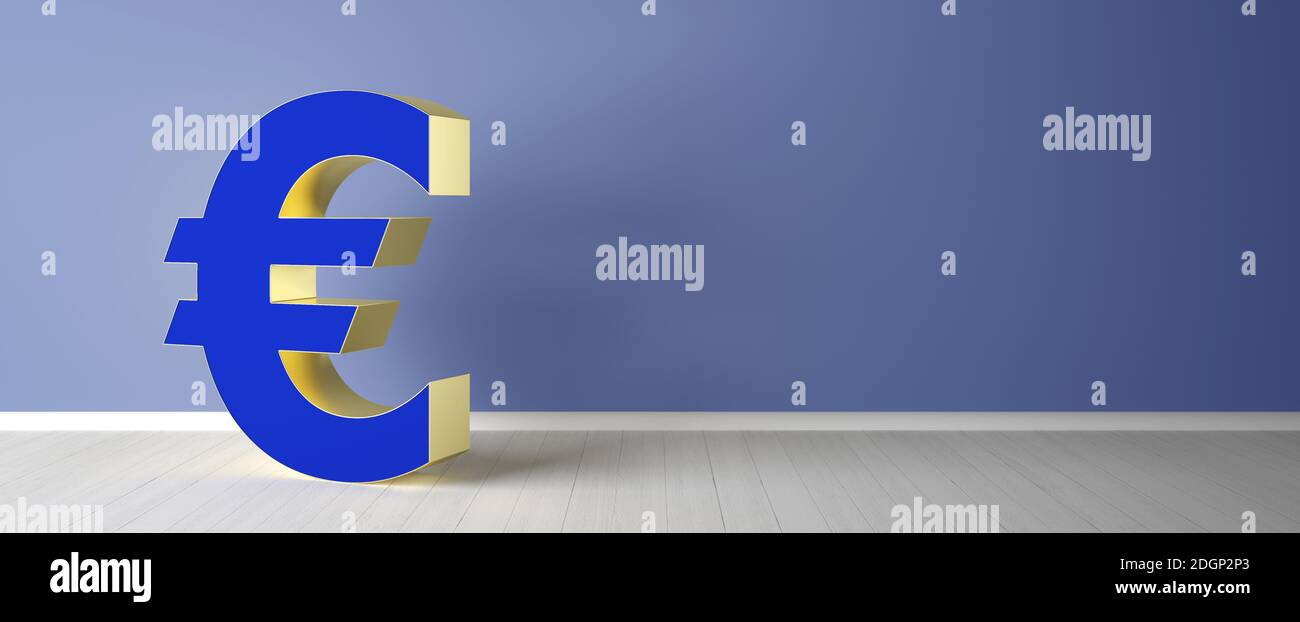 3D euro symbol rendering - Illustration Stock Photo - Alamy