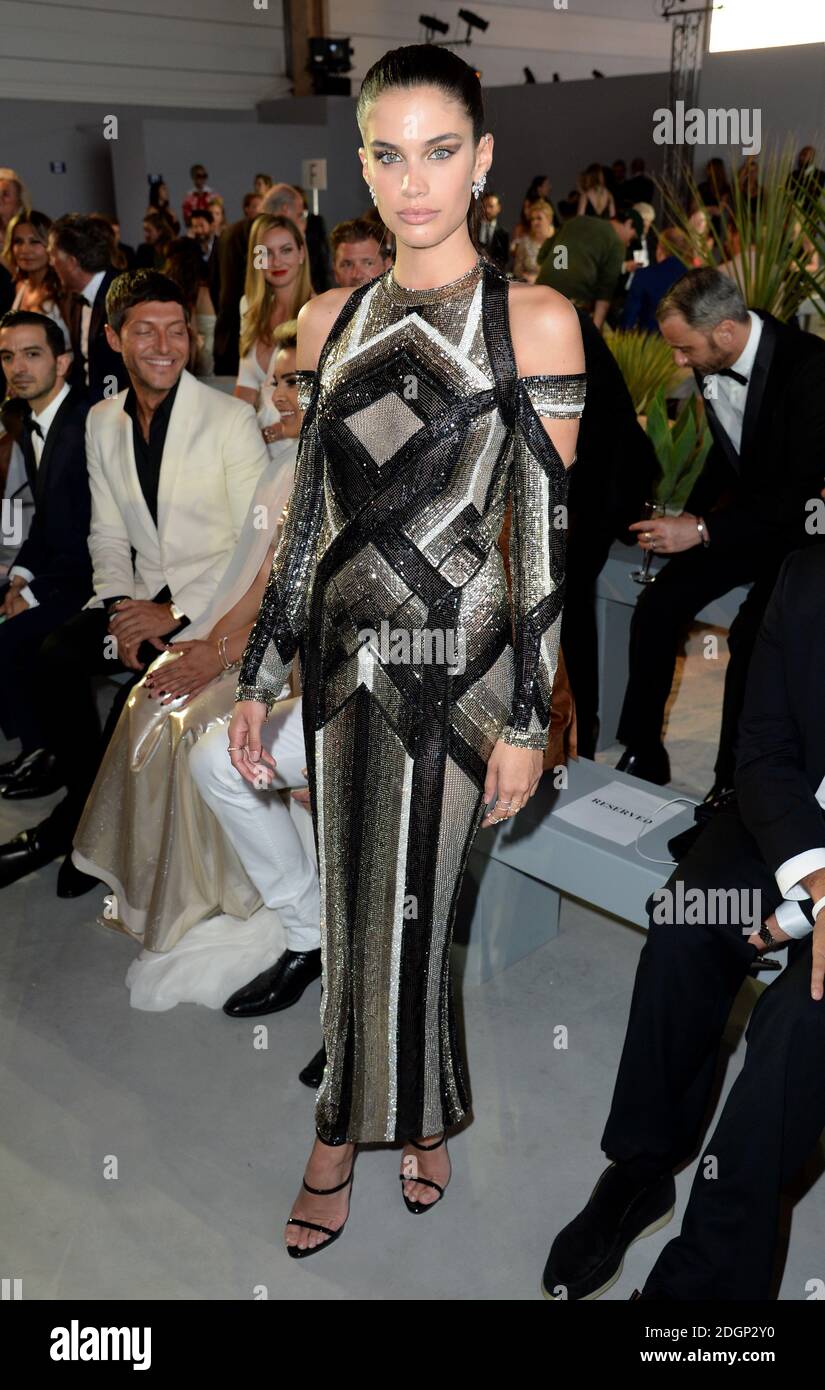 Sarah Sampaio attending the Fashion For Relief Charity Fashion Show as ...