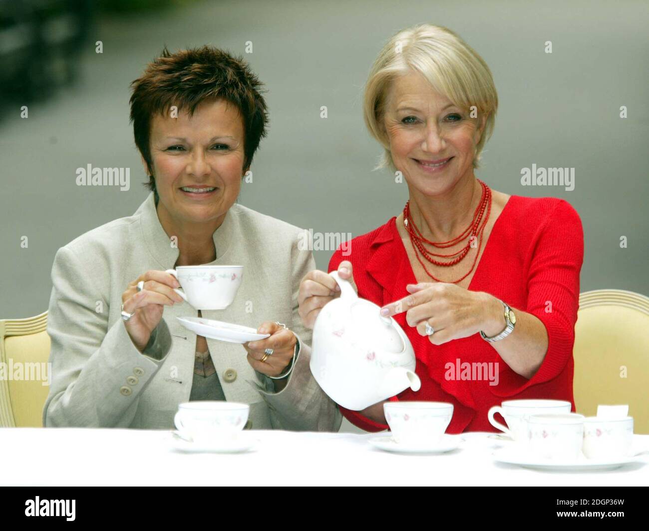 Julie Walters ansd Helen Mirren at the Calender Girls photocall, The ...