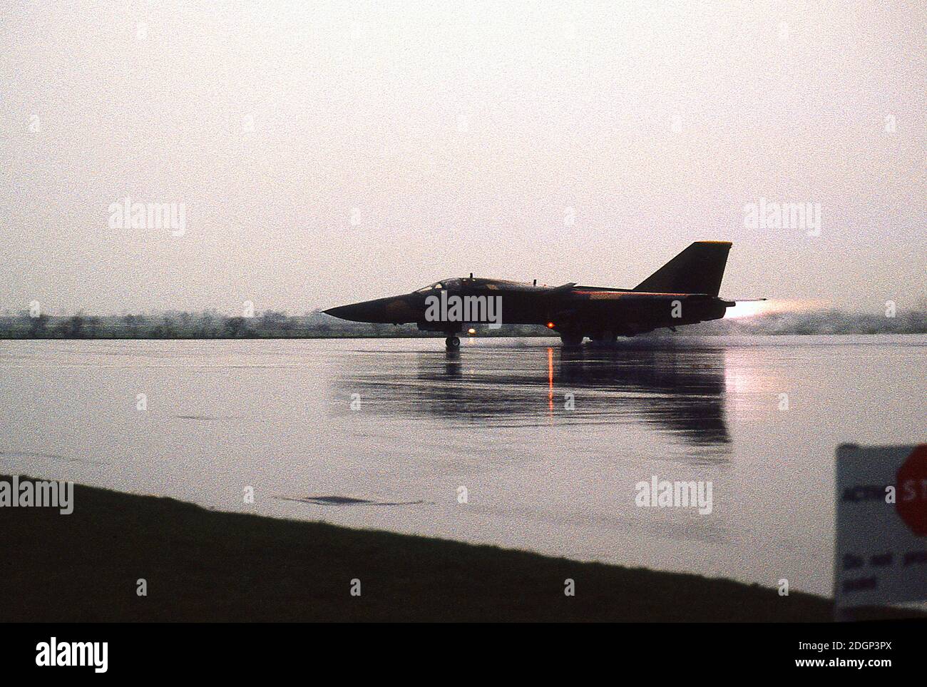 RAF Upper Heyford airbase Oxfordshire UK 1990. Home of 20th Tactical ...