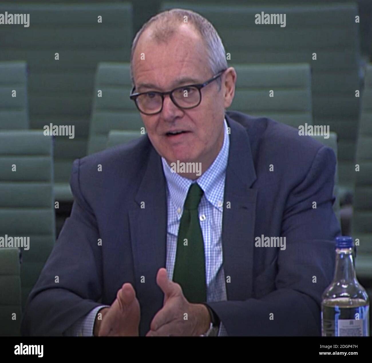 Chief scientific adviser Sir Patrick Vallance giving evidence at the ...