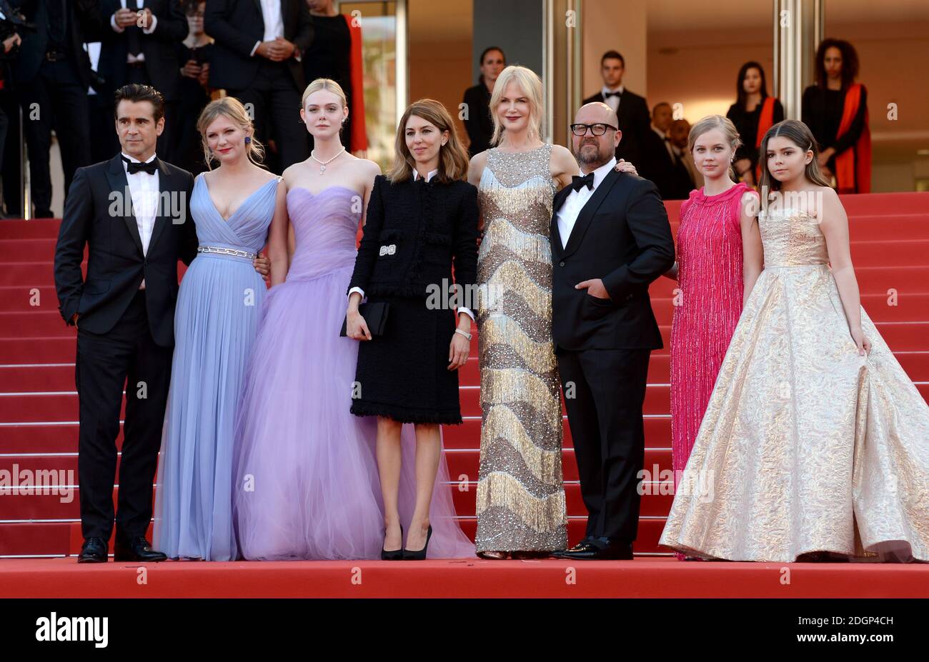 (left to right) Colin Farrell, Kirsten Dunst, Elle Fanning, Sofia ...