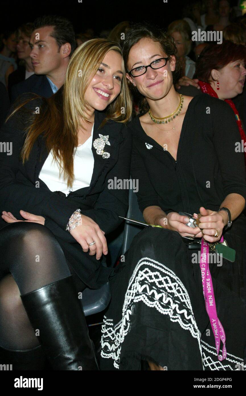 Leah Wood, daughter of Ron Wood, and Melanie Blatt at the Betty Jackson ...