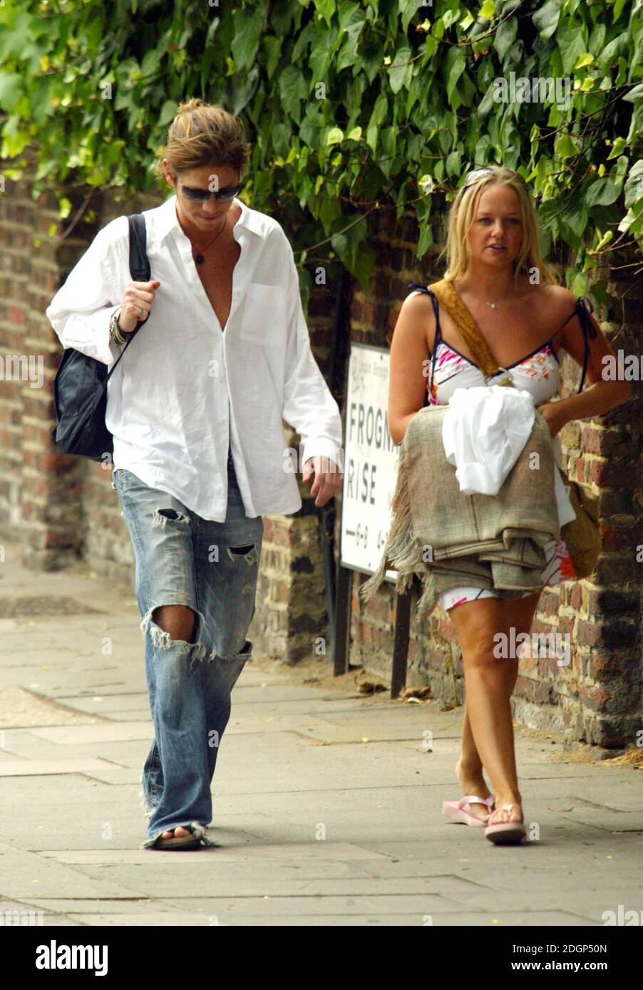 Emma Bunton at the Lycra British Style Awards 2003, Old Billingsgate ...