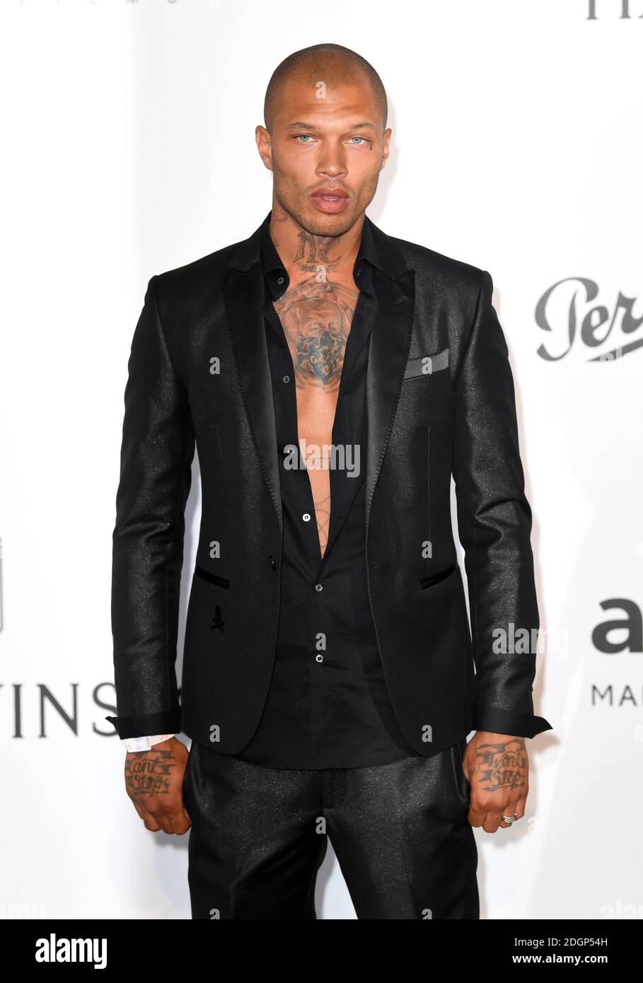 Jeremy Meeks attending the 24th amfAR Gala held at the Hotel du Cap ...