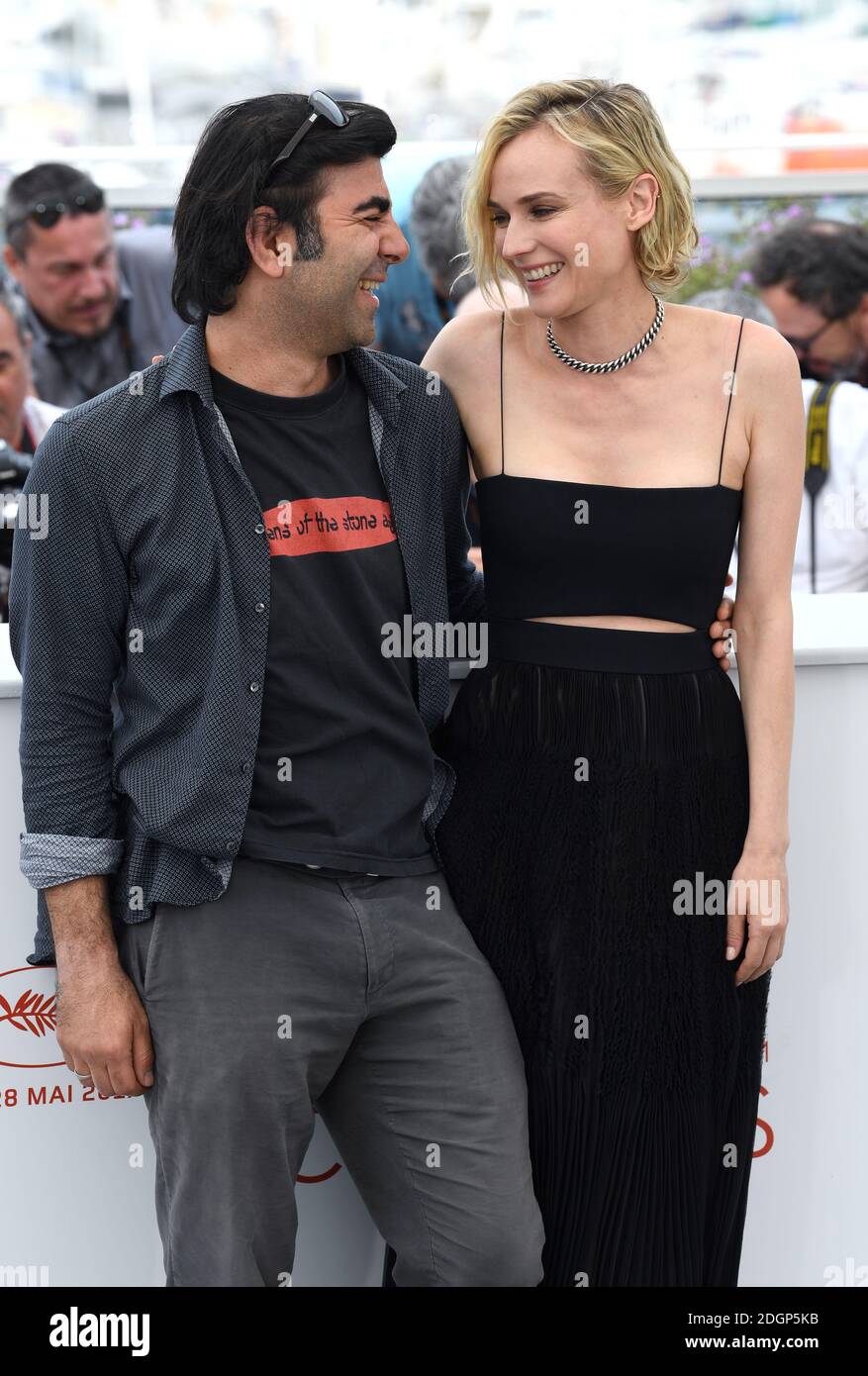 Fatih Akin and Diane Kruger attending the In The Fade Photocall, part of the 70th Cannes Film ...