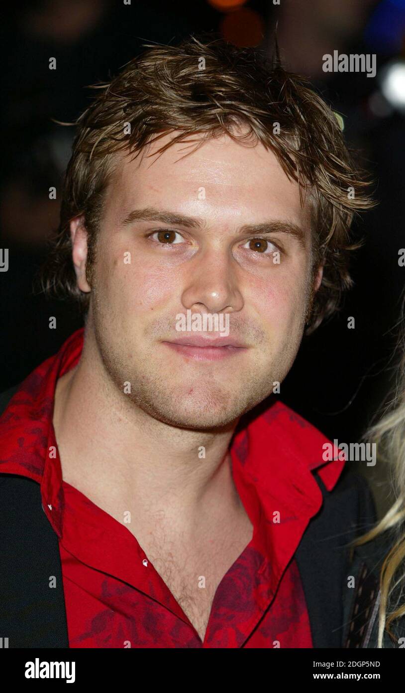 Daniel Bedingfield at the British premiere of Kill Bill. Â©Doug Peters ...