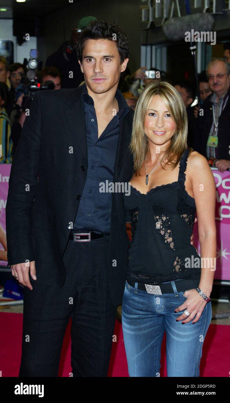 Jeremy Edwards and Rachel Stevens at the Down With Love Premiere, in ...
