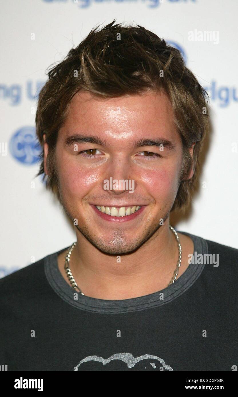 David Sneddon at the Girl Guides Big Gig 2003, Wembley Arena. Â©Doug ...