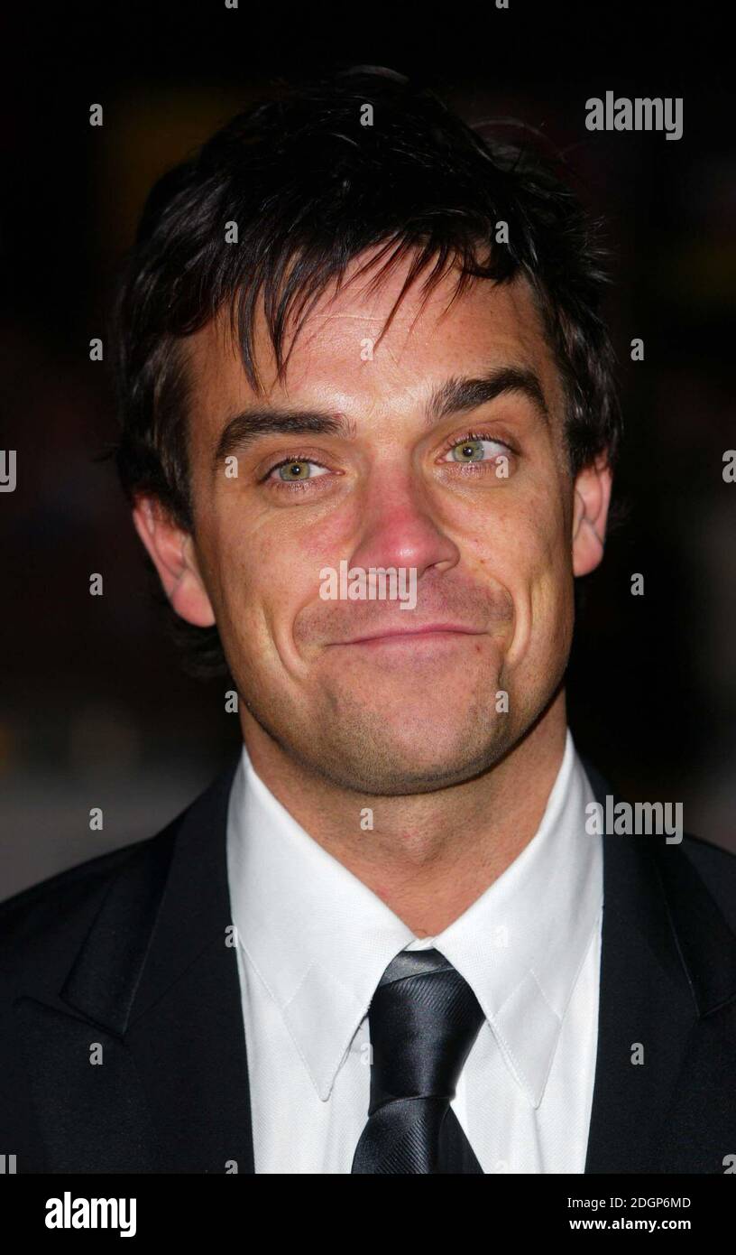 Robbie Williams at Fashion Rocks 2003, The Royal Albert Hall, London. Â ...