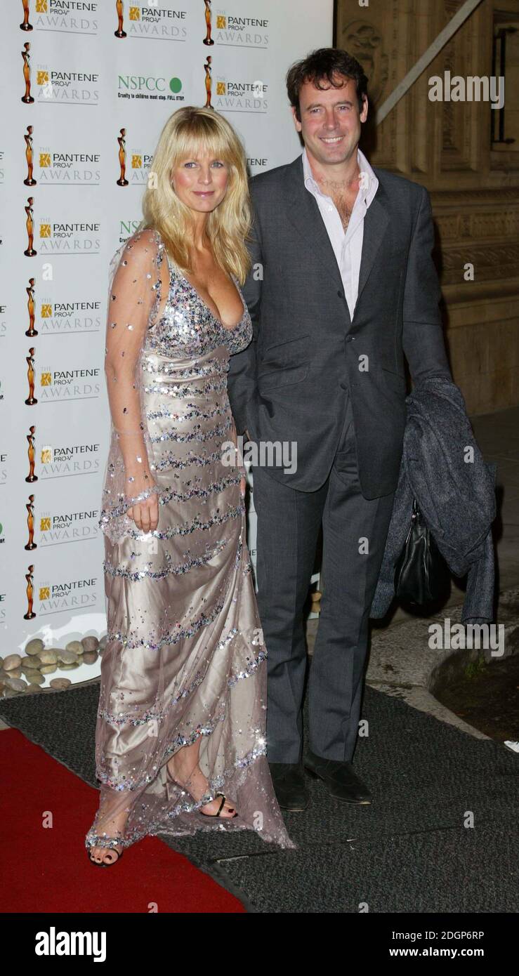 Ulrika Jonsson and husband at the Pantene Pro V Awards at The Royal ...