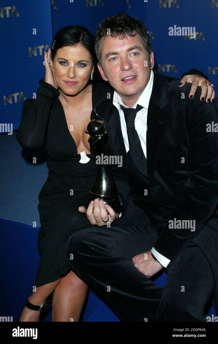 Jessie Wallace and Shane at The National TV Awards, the Royal Albert ...