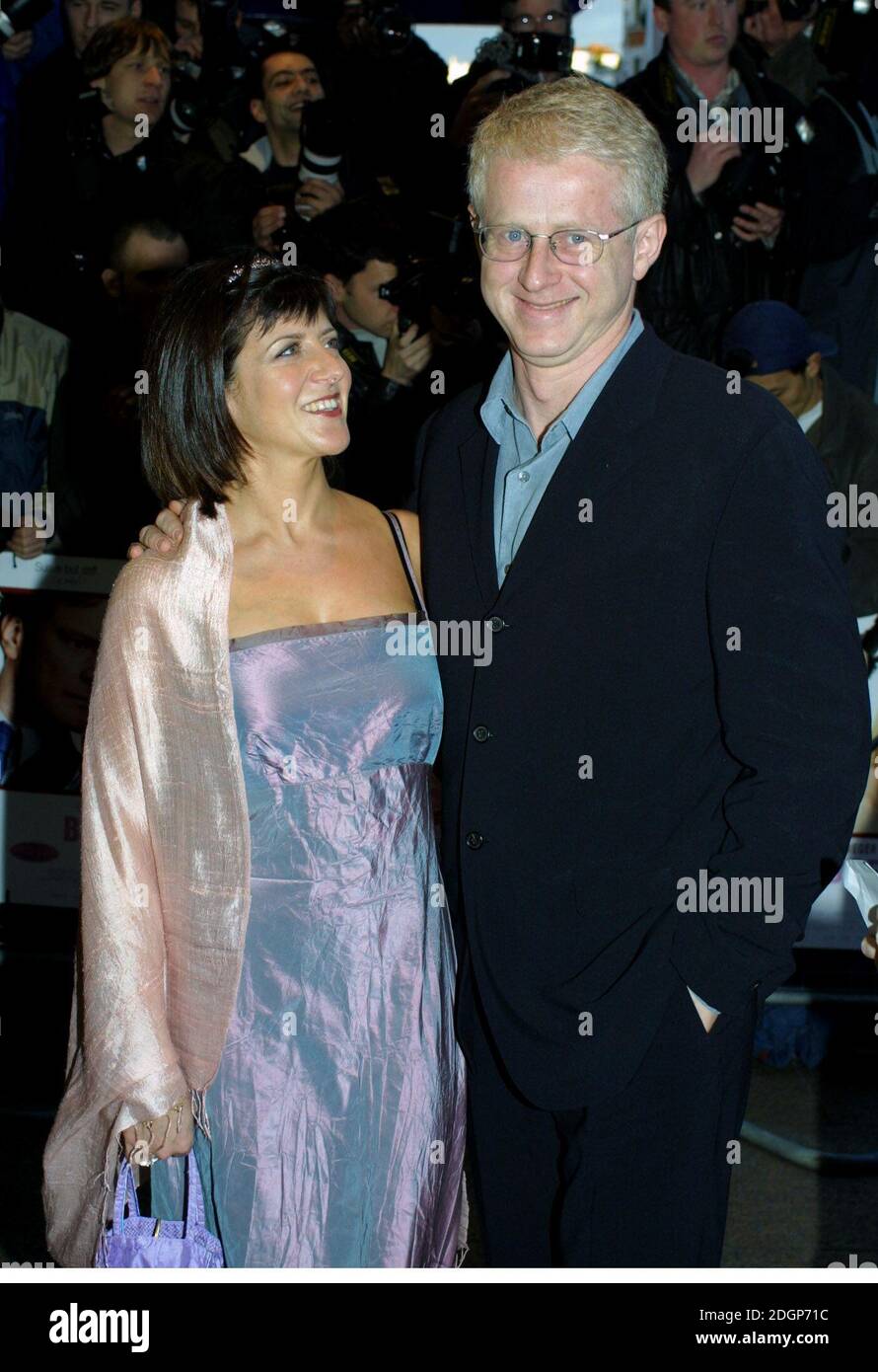 Richard Curtis and Emma Freud at the London premiere of Bridget Jones ...