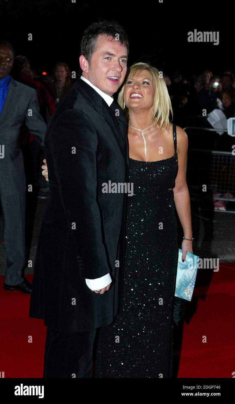 Shane Richie and his wife at The National TV Awards, the Royal Albert ...
