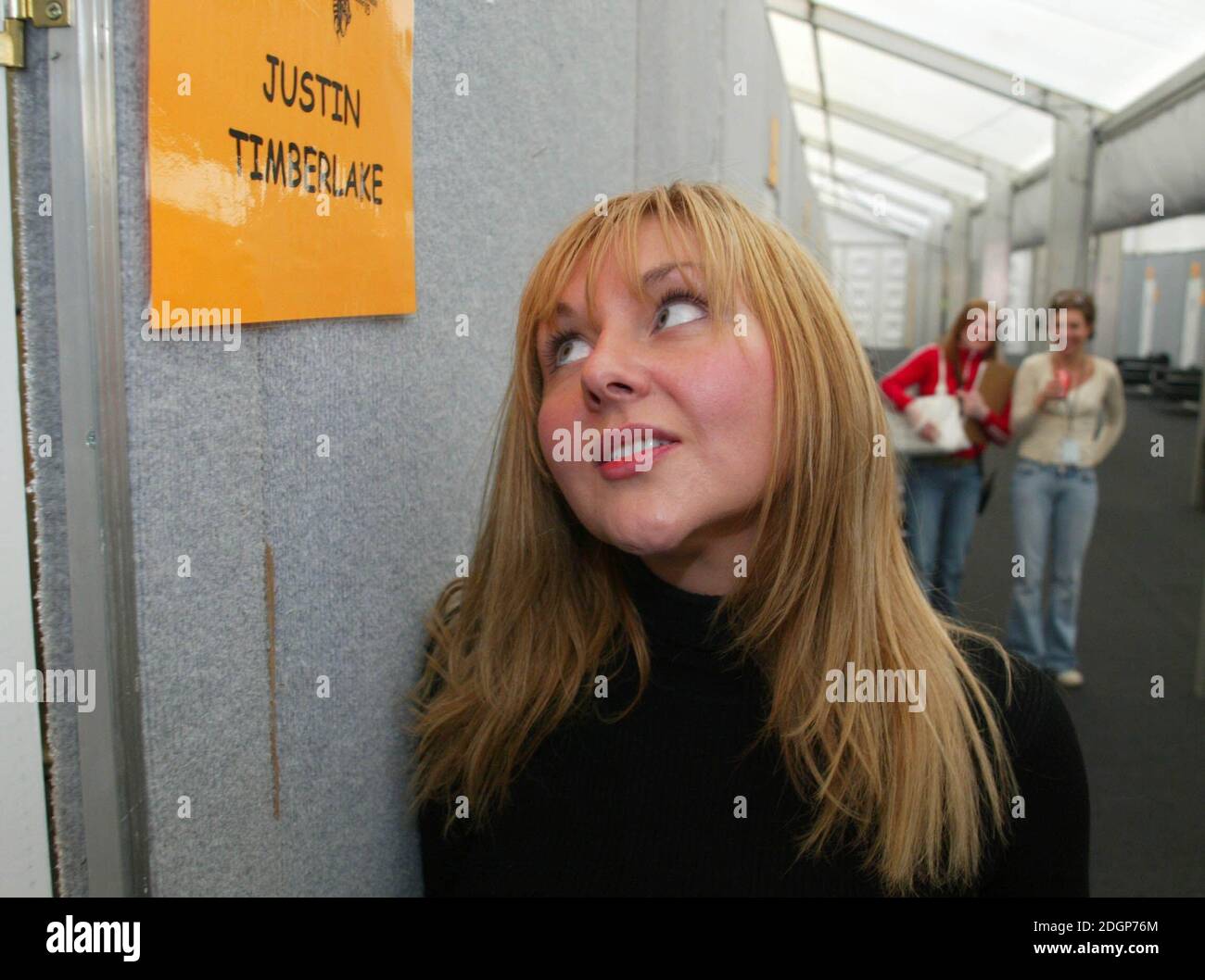Sam Parker, Daily Star journalist, backstage at the MTV Europe Music ...