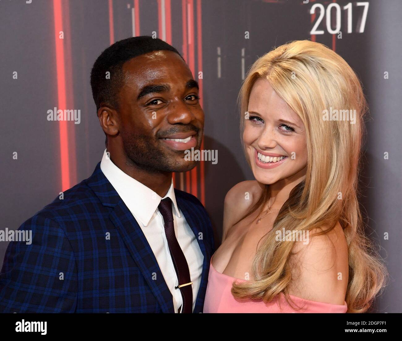 Ore Oduba and Portia Oduba attending the British Soap Awards 2017, held ...