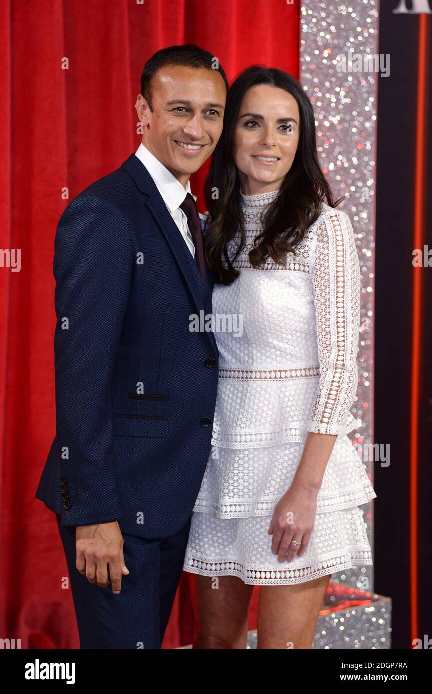 Chris Bisson and Rowena Finn attending the British Soap Awards 2017 ...