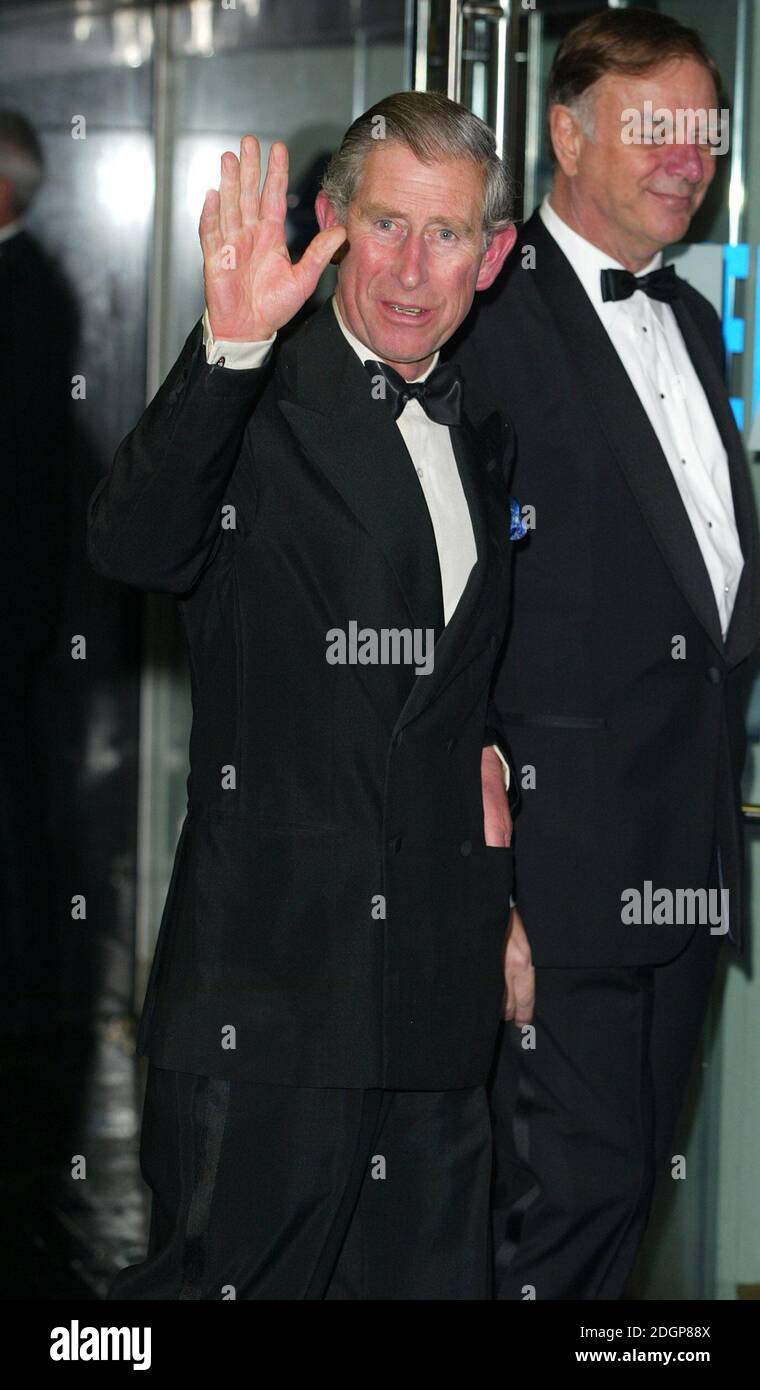 HRH Prince Charles at the premiere of Master And Commander in Leicester ...