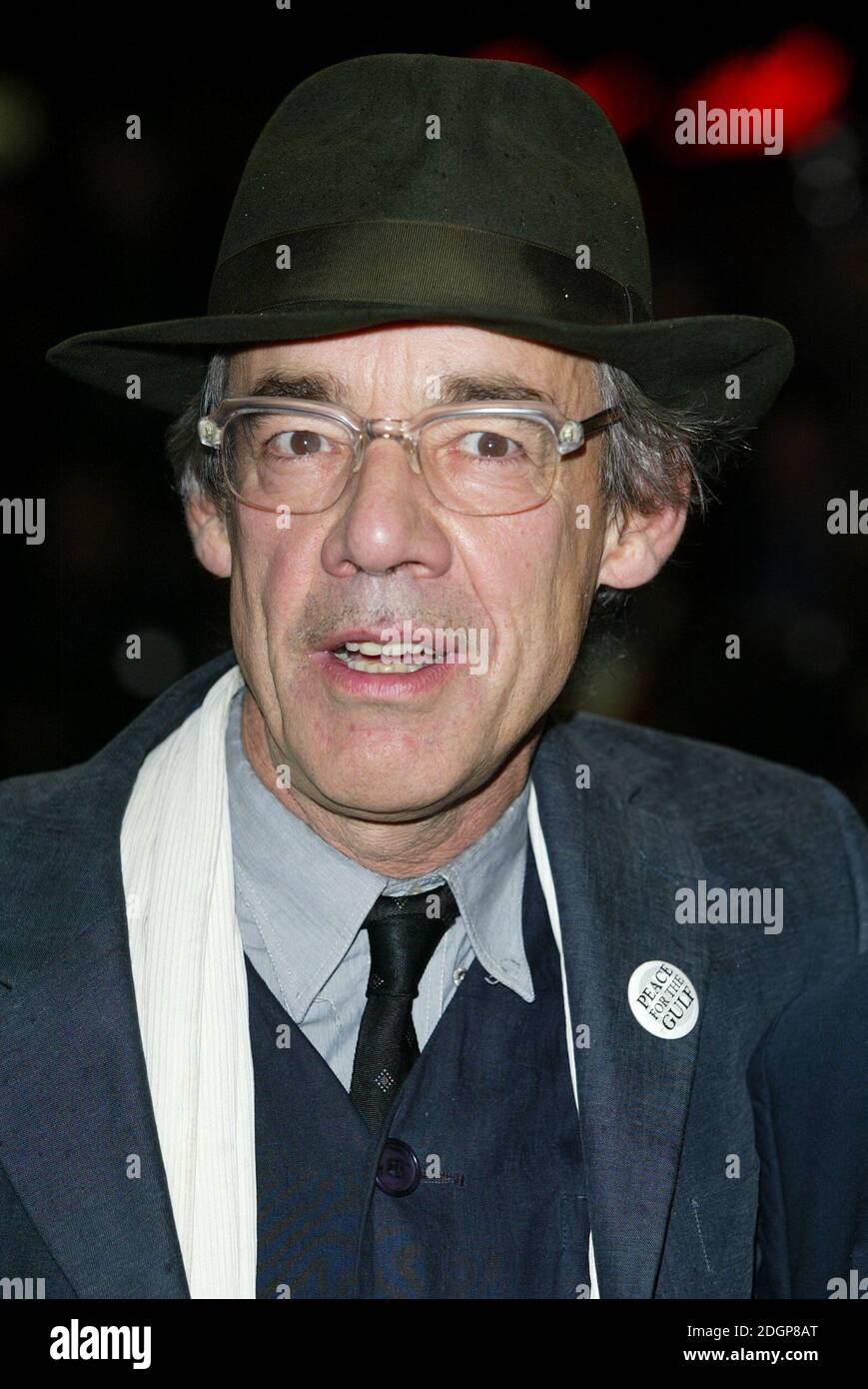 Roger Lloyd Pack at the premiere of Master And Commander in Leicester ...