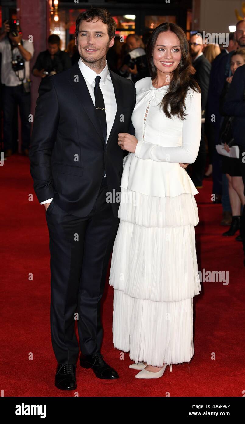 Sam Claflin and Laura Haddock attending the world premiere of My Cousin ...